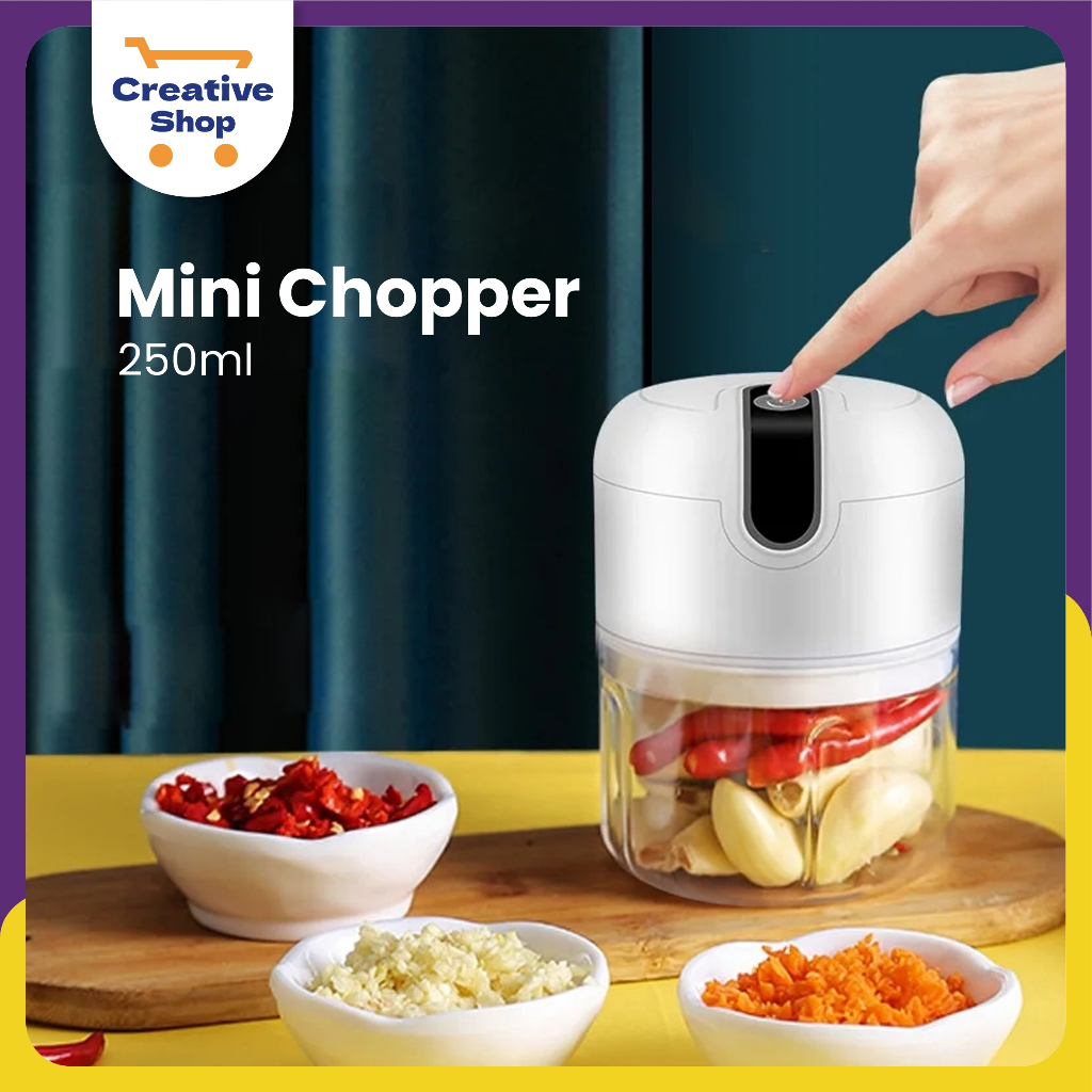 Jual CREATIVESHOP | Mini Food Chopper / Mini Blender Portable with USB ...