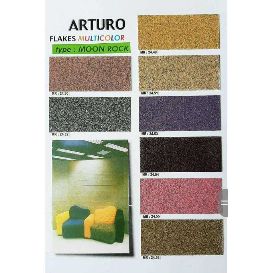 Jual Cat Tekstur Arturo Type Moon Rock (MR) ukuran galon (4kg) | Shopee ...