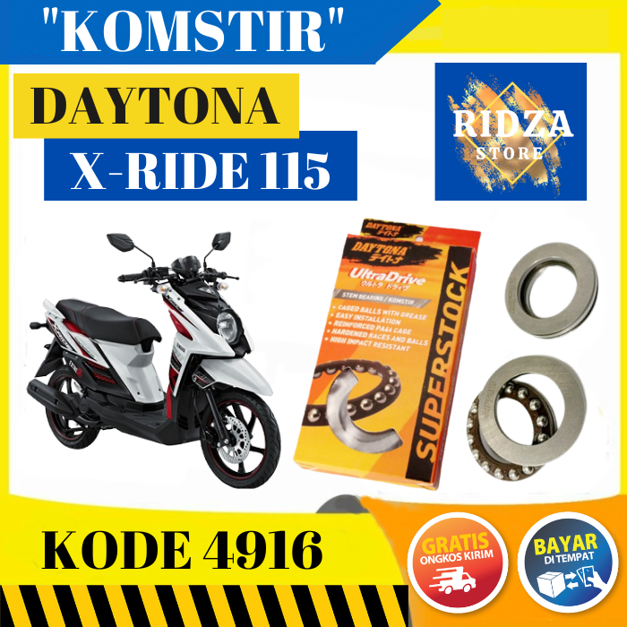 Jual KOMSTIR DAYTONA RACING YAMAHA X RIDE 115 ORIGINAL 4916 | Shopee ...