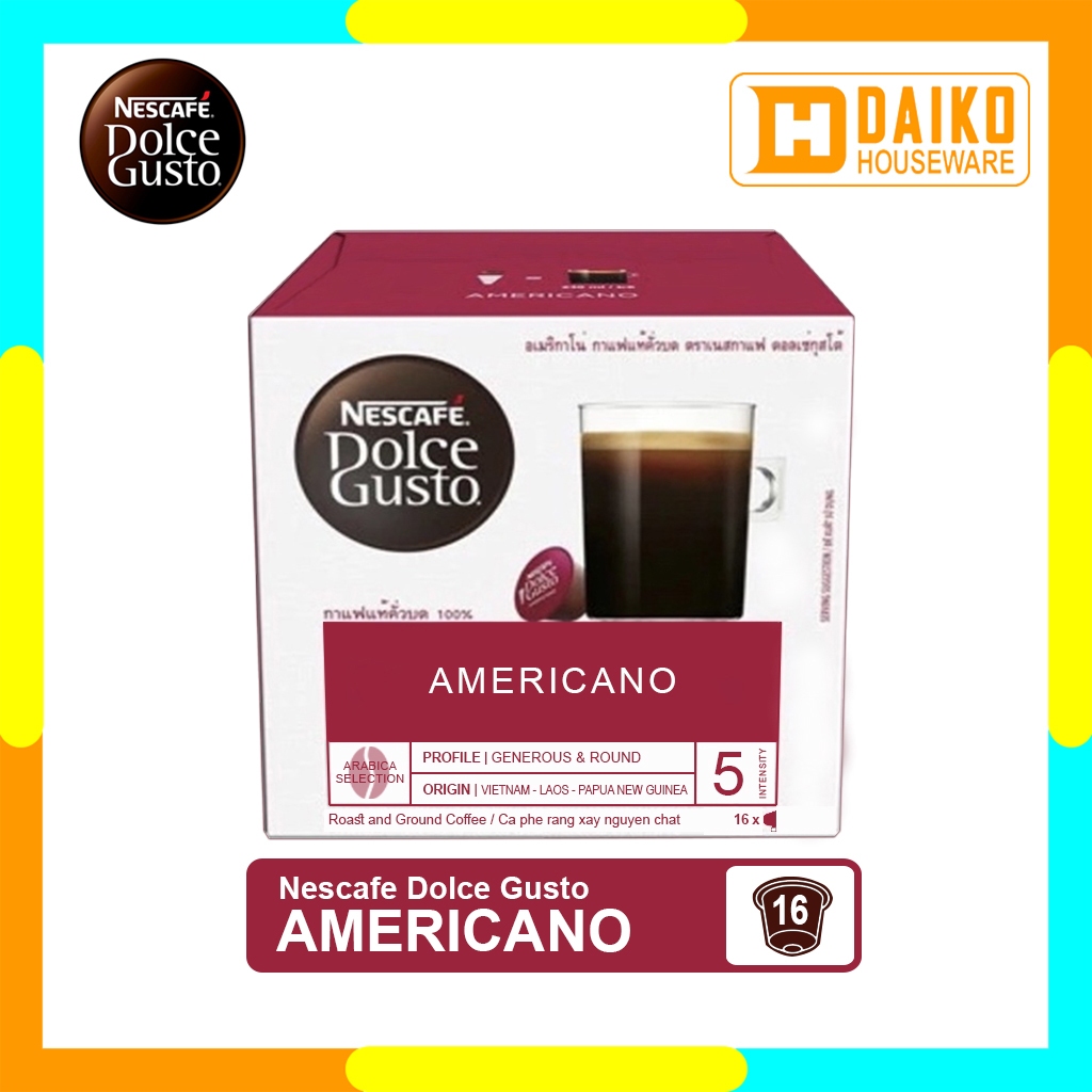 Jual Nescafe Dolce Gusto Americano Box - Capsule Coffee NDG Import ...