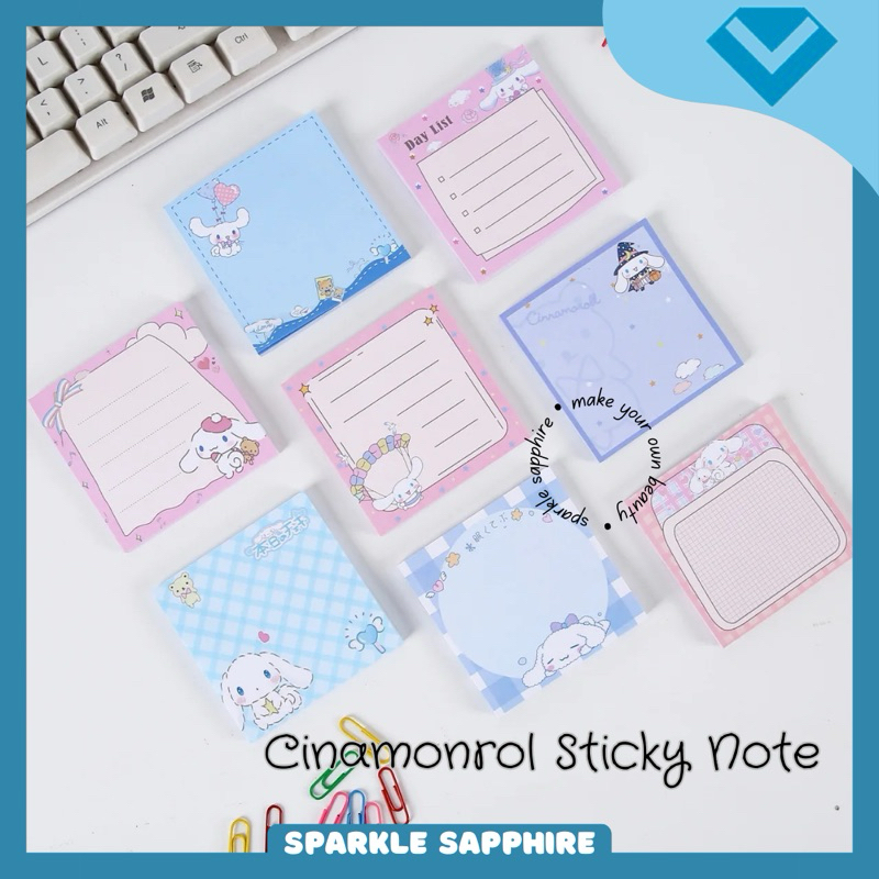 Jual SN 02 - CINAMONROL STICKY NOTES ISI 50 LEMBAR Buku Catatan Kecil ...