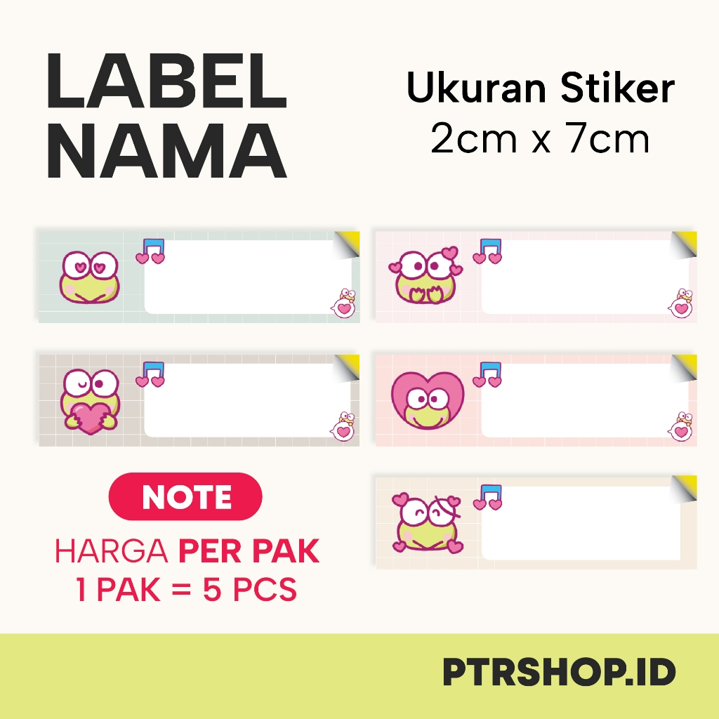 Jual STIKER LABEL BUKU SEKOLAH ANAK / STIKER DECORATIVE LUCU - SANRIO ...