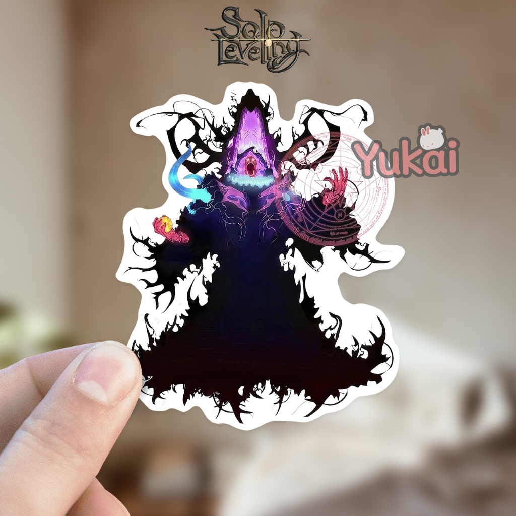 Jual Stiker Solo Leveling Premium, Tusk Mage, Sticker Anime Waterproof ...