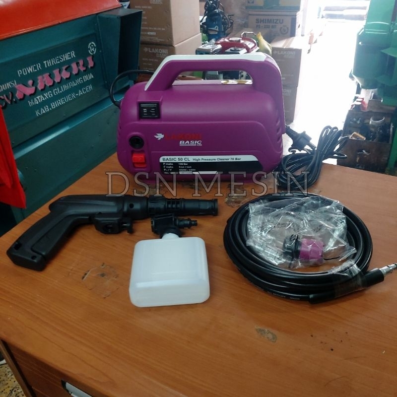Jual MESIN CUCI MOBIL MOTOR JET CLEANER 70 BAR LAKONI BASIC 50 CL 50CL ...