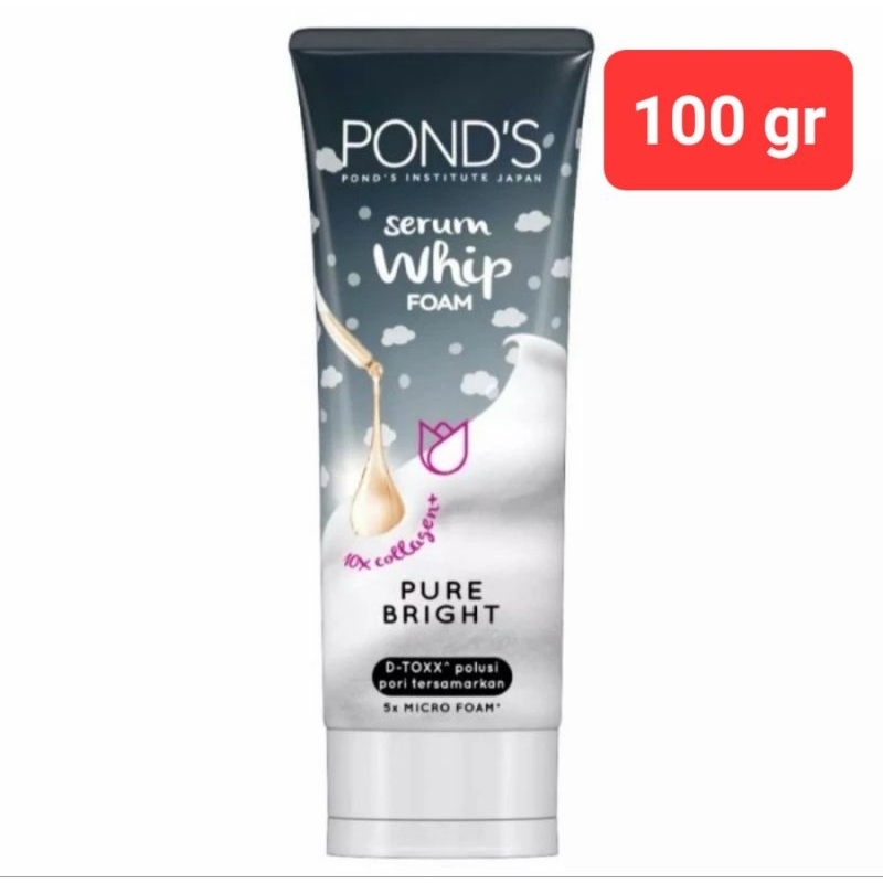 Jual Pond's Serum Whip Foam Pure Bright 100 gram | Shopee Indonesia