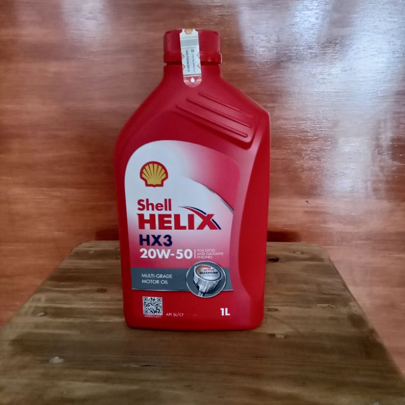 Jual Oli Shell HX3 sae 20W50 size 1liter | Shopee Indonesia