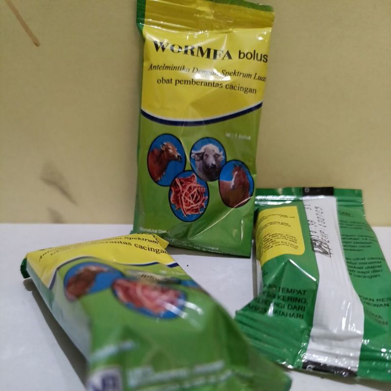 Jual wormfa bolus 2500mg (obat cacing sapi) | Shopee Indonesia