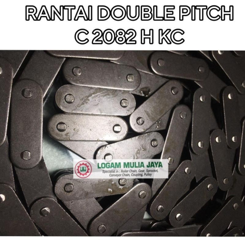 Jual DOUBLE PITCH RANTAI ROLLER CHAIN C 2082 H C2082 PLAT H LARGE ...