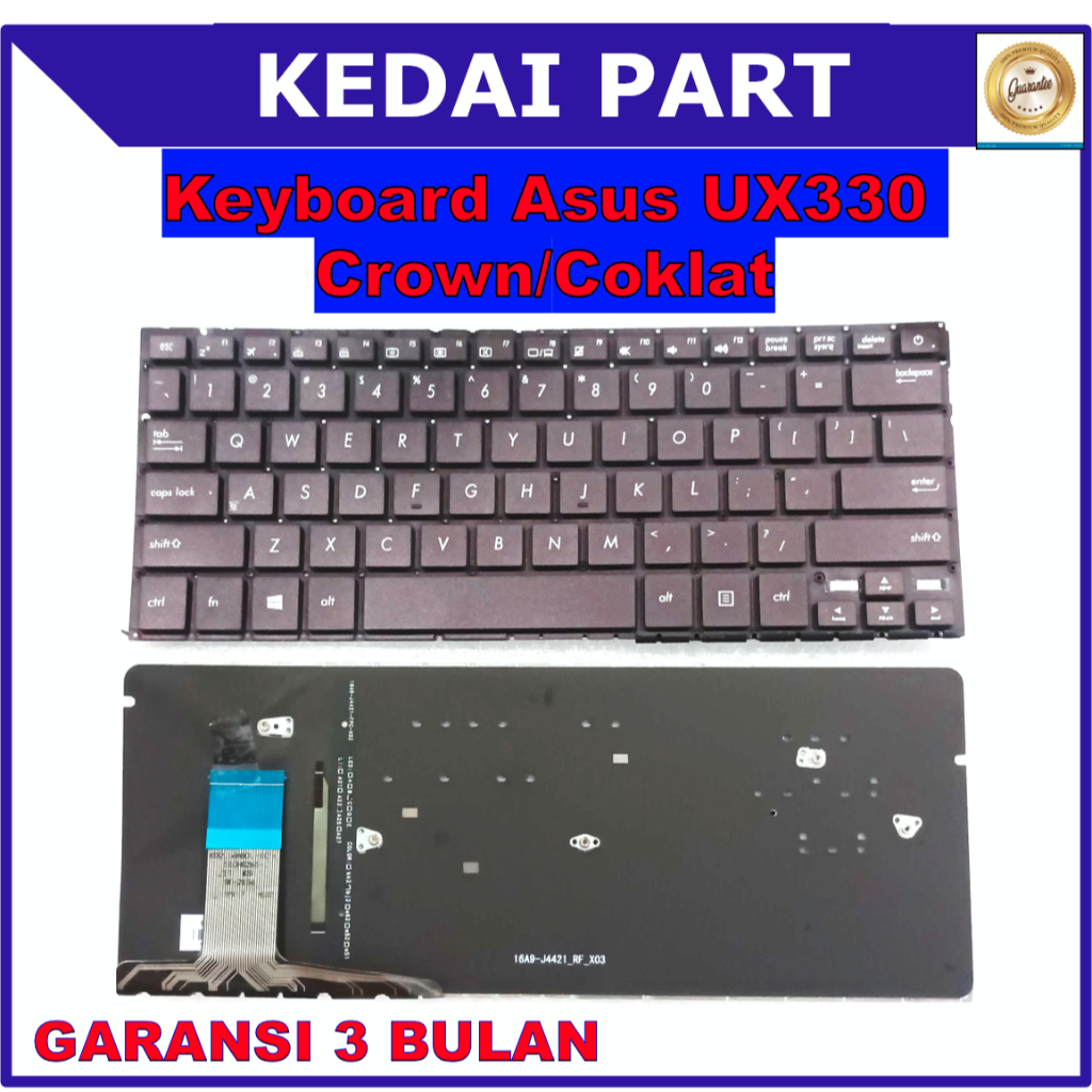 Jual Keyboard Asus Zenbook UX330 UX330u UX330ua UX330uak 0KNB0-2601HU00 ...