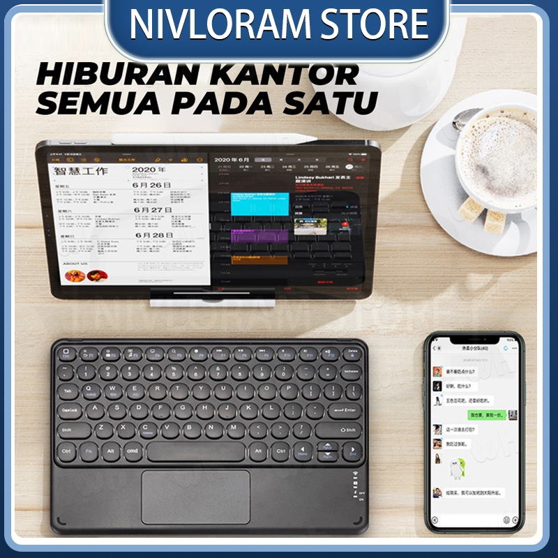 Jual Keyboard Wireless Bluetooth Mini Keyboard Touchpad Universal For ... Jual Keyboard Wireless Bluetooth Mini Keyboard Touchpad Universal For ...