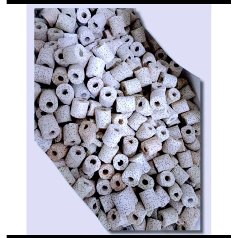 Jual SUPER CERAMIC / KERAMIK BIO RING SUPER 15KG MEDIA FILTER KOLAM ...