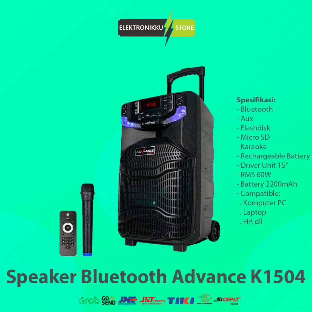 Jual Speaker Advance K1504 Bluetooth Aktif Komputer PC Laptop HP Karaoke | Shopee Indonesia