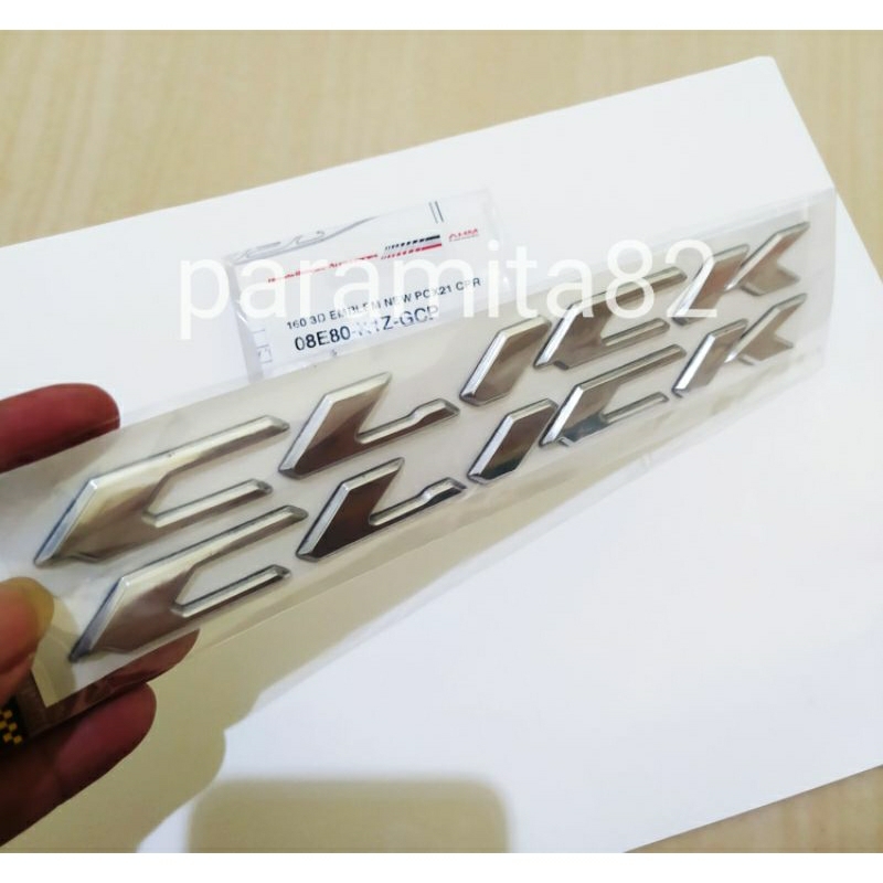 Jual Stiker emblem 3d honda click 150 & 125 | Shopee Indonesia