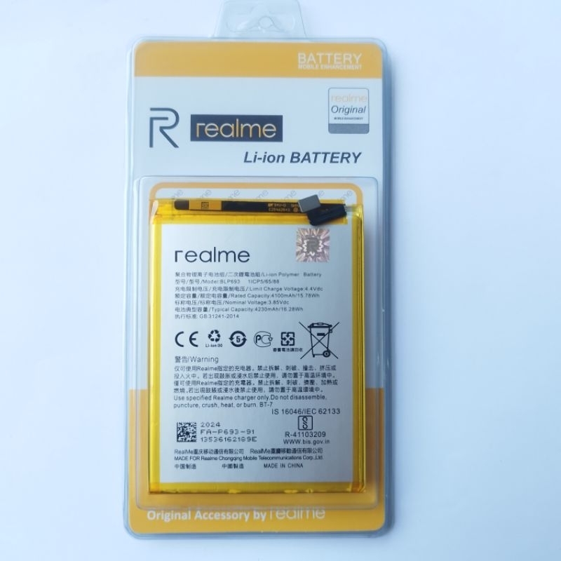 Jual BATERAI BATRE BATTERY REALME 3 RMX1821 RMX1825 / REALME 3i RMX1827 ...