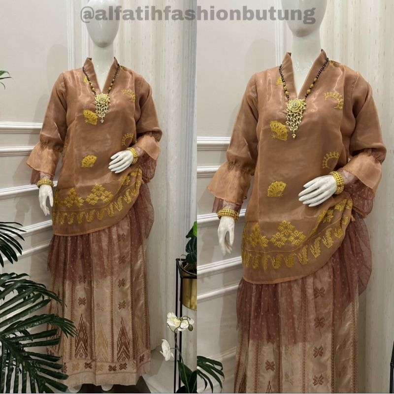 Jual BAJU BODO ORGANZA MURAH BORDIR KIPAS MIX TUTU MEWAH MAKASSAR BUGIS ...