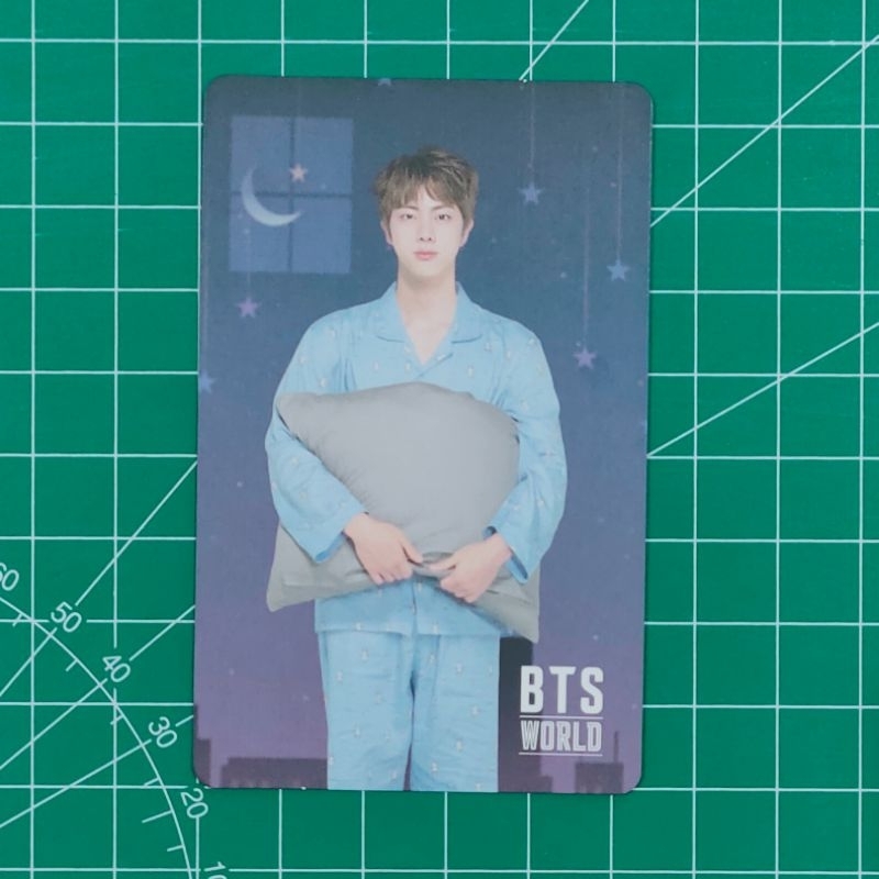 Jual BTS JIN "BTS WORLD" OST COUPON OFFICIAL PHOTOCARD | Shopee Indonesia