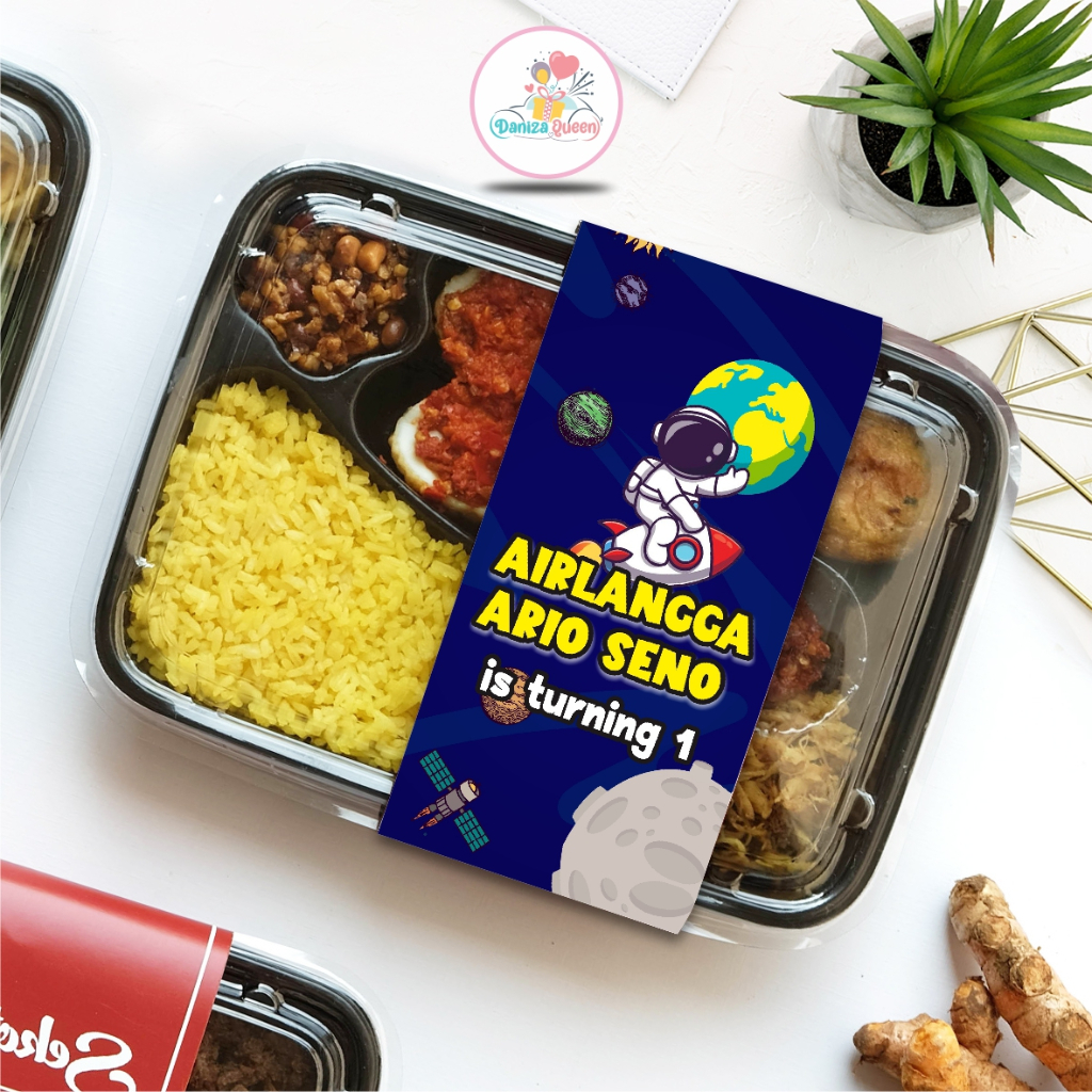 Jual Paperbelt Bento Launch Box / Kertas Belt Kotak Makan untuk Ultah ...