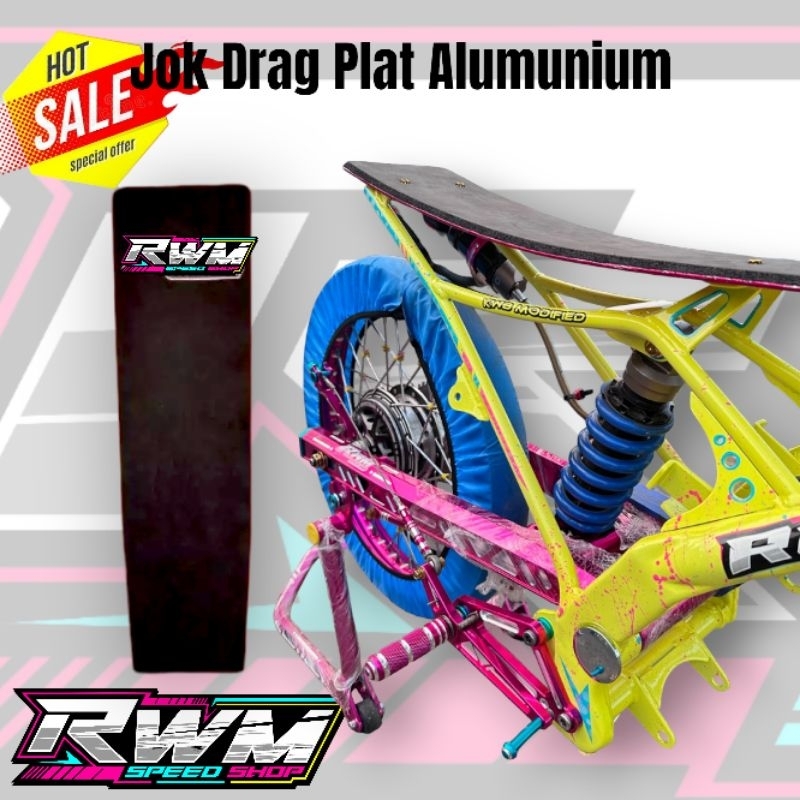 Jual Jok Jog Drag Plat Alumunium Fu 200 Sleep engine Tebal 4mm | Shopee ...