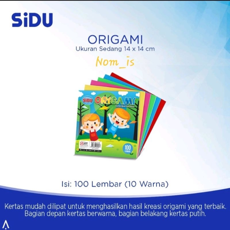 Jual Kertas Origami 12x12 Sidu isi 100 lembar | Shopee Indonesia