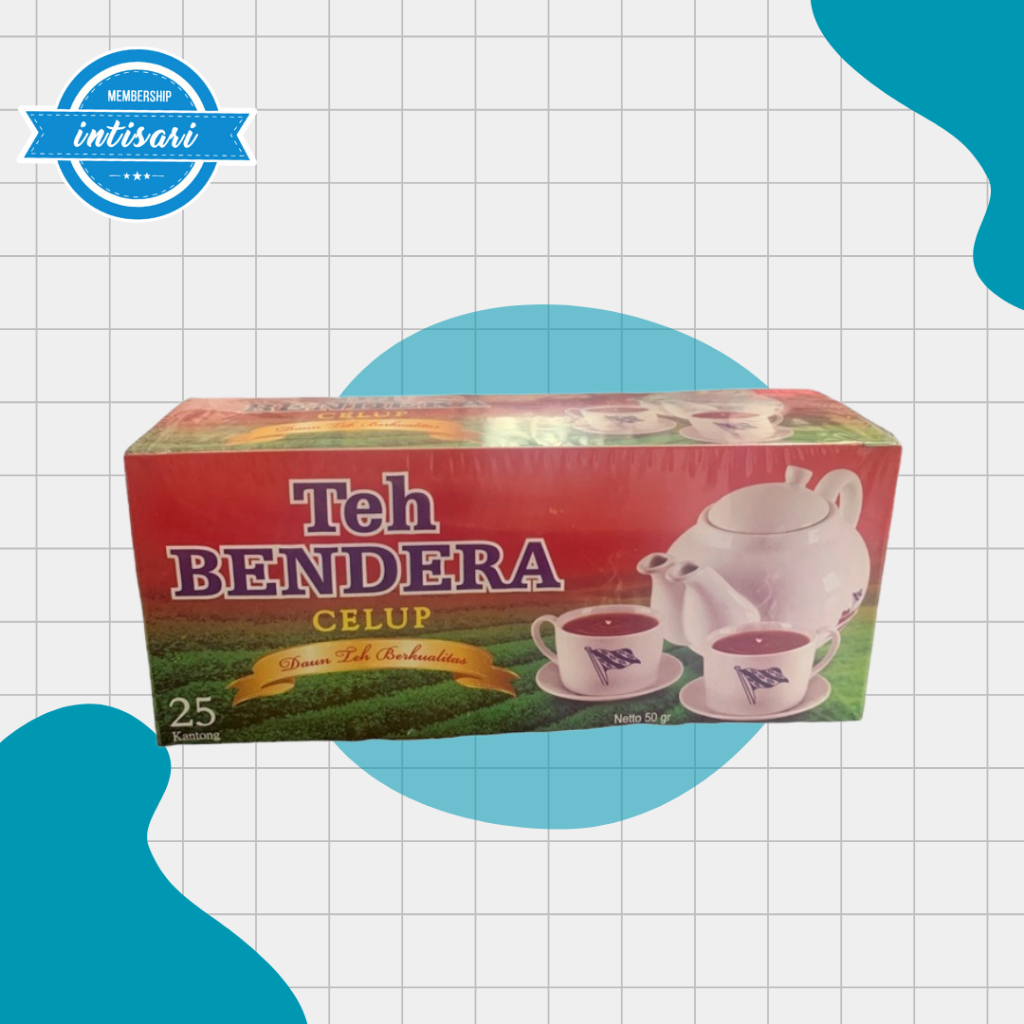 Jual Teh Celup Bendera kotak isi 25's Original & Melati (PACK) | Shopee ...
