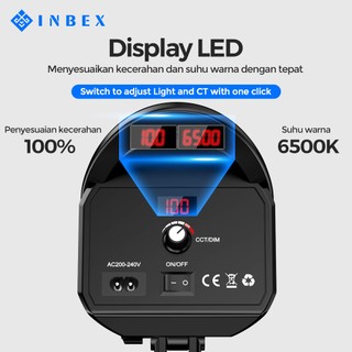 Jual INBEX Softbox Lighting With Grid Photography Livestreaming Lampu ...
