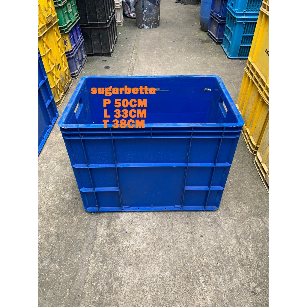 Jual Box Sparepart Bak Plastik Kotak Keranjang Rapat tipe 6558 | Shopee ...