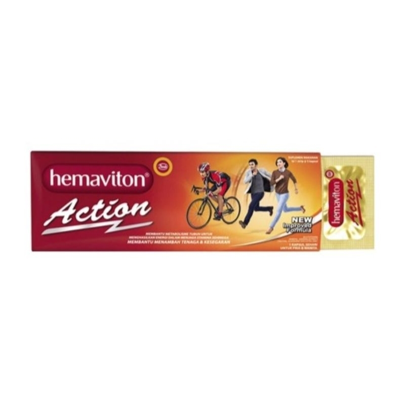 Jual HEMAVITON ACTION / strip | Shopee Indonesia