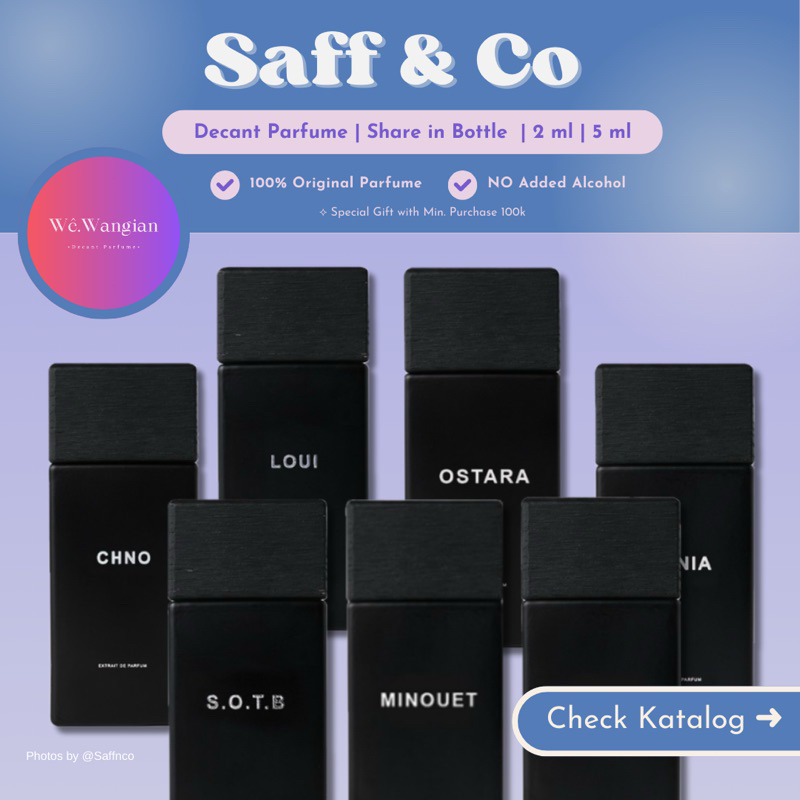 Jual [Decant Parfum | Share in Bottle] Saff & Co - SOTB | Loui | CHNO ...