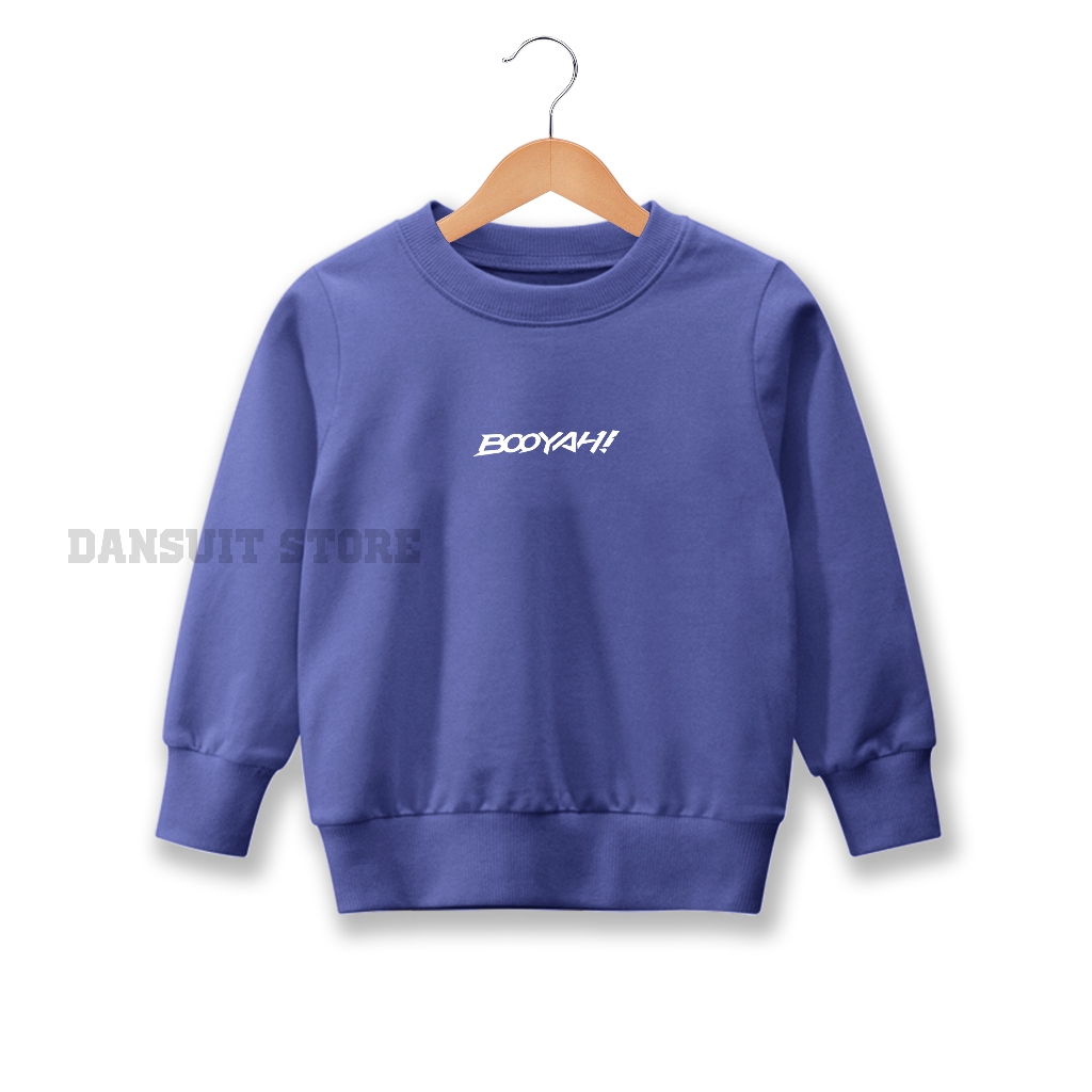 Jual Sweater Anak Laki-laki/Perempuan Sweater Crewneck BOOYAH Anak Usia ...