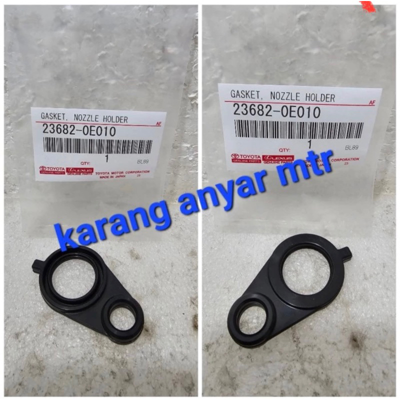 Jual seal nozzle injector hilux revo rocco/fortuner vrz 23682-0e010 ori ...