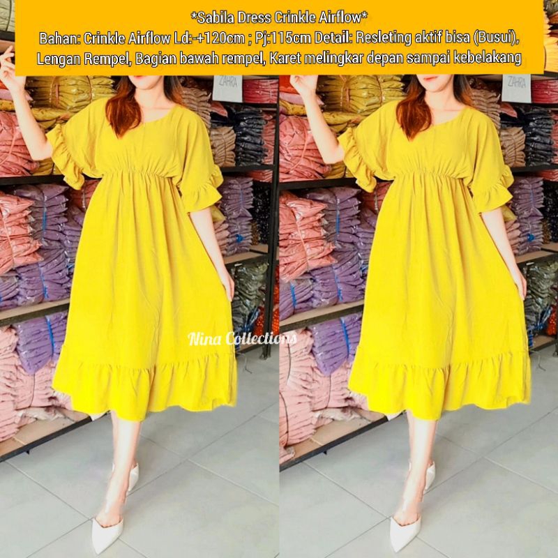 Jual Daster Crinkle Airflow Sabila / Daster Crinkle Airflow / Dress ... Jual Daster Crinkle Airflow Sabila / Daster Crinkle Airflow / Dress ...