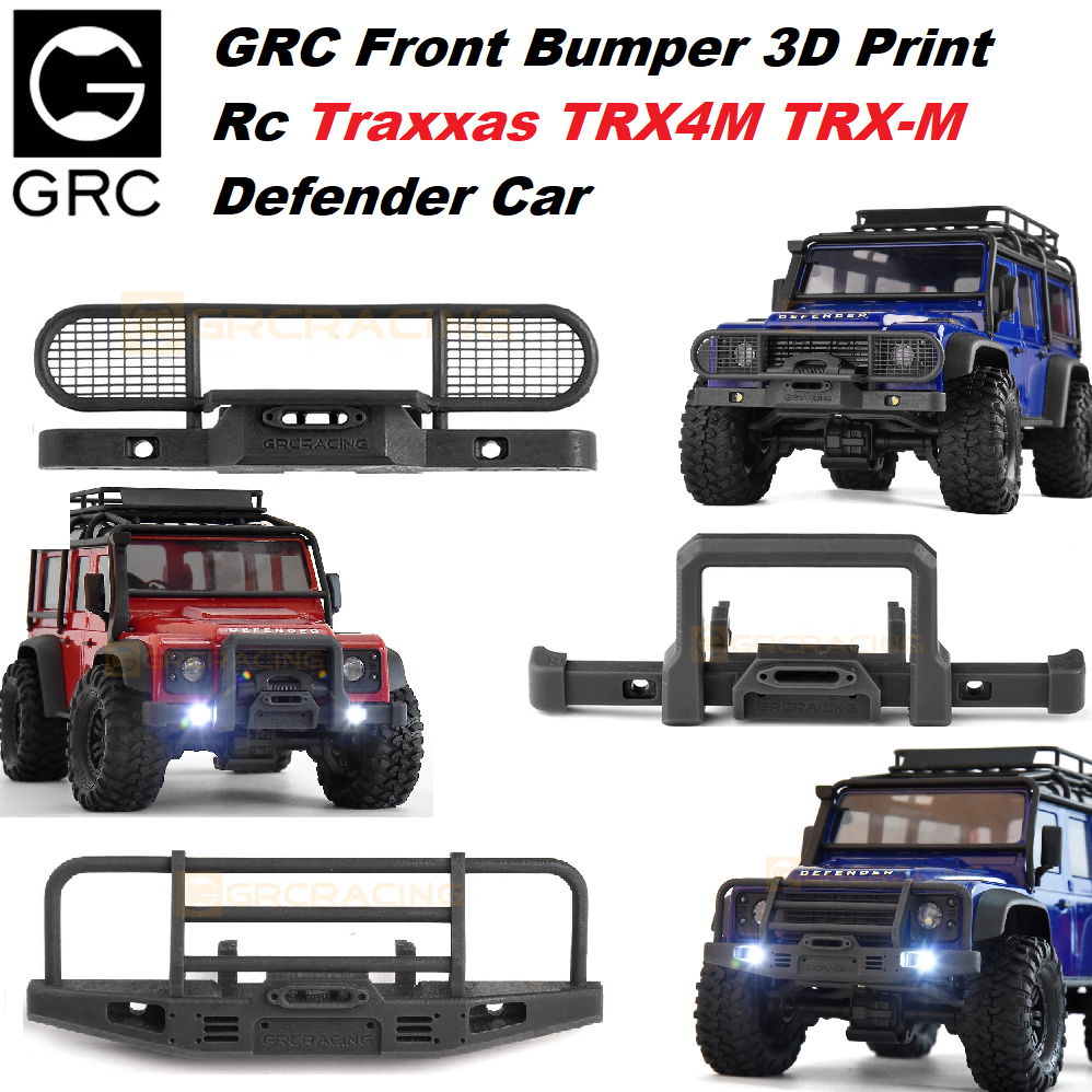 Jual GRC Front Bumper 3D Print 1/18 Rc Crawler Traxxas TRX4M TRX-4M ...