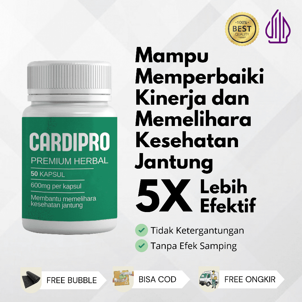 Jual CARDIPRO - Herbal Atasi Jantung Koroner Ampuh - Jantung Bengkak ...