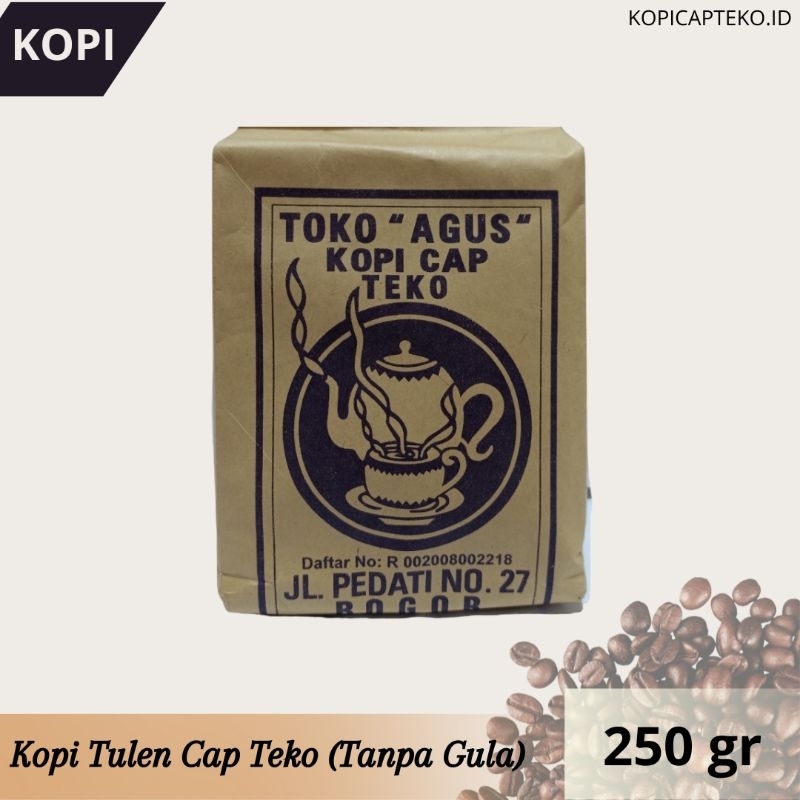 Jual Kopi CAP TEKO TANPA GULA 250 Gram | Shopee Indonesia