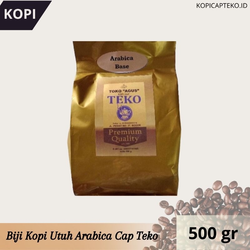 Jual Kopi CAP TEKO Roasted Bean/Biji Kopi ARABICA 500 Gr | Shopee Indonesia