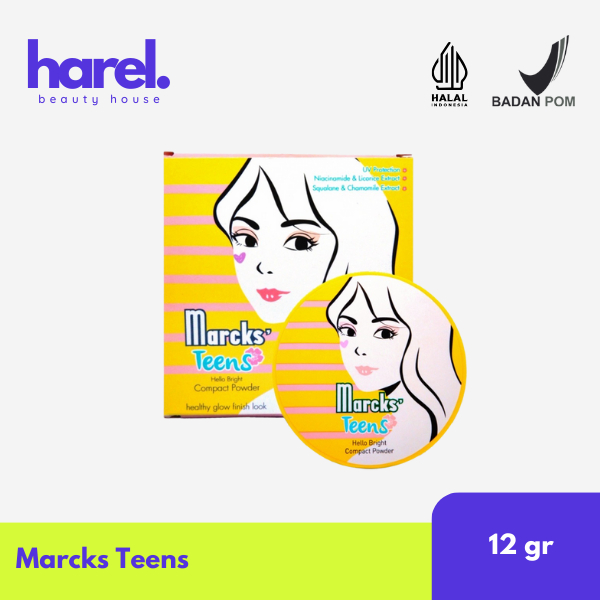 Jual MARCK'S Marcks Teens Compact Powder 12g | Bedak Padat | Shopee ...