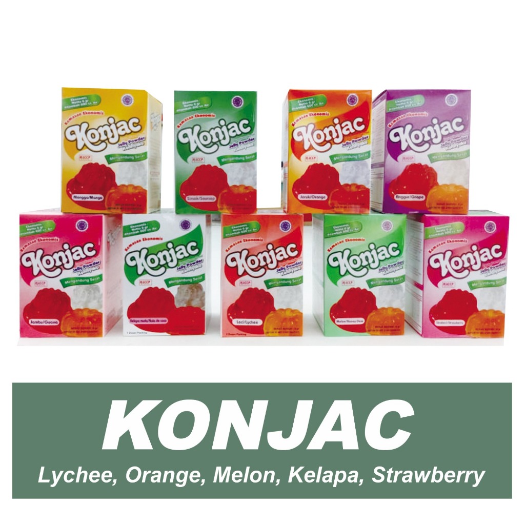 Jual Konjac Jelly Powder (isi 12 sachet) PROMO HALAL | Shopee Indonesia