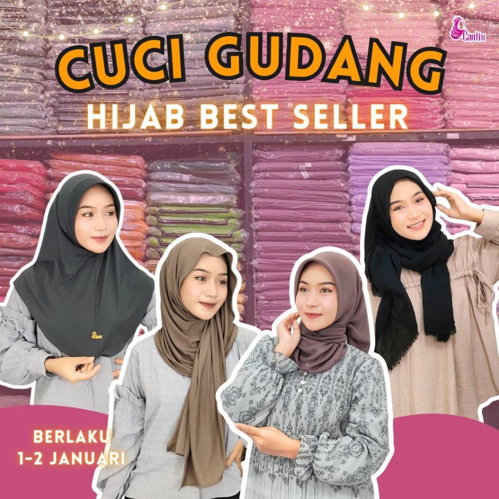 Jual CUCI GUDANG HIJAB // OBRAL HIJAB MURAH | Shopee Indonesia