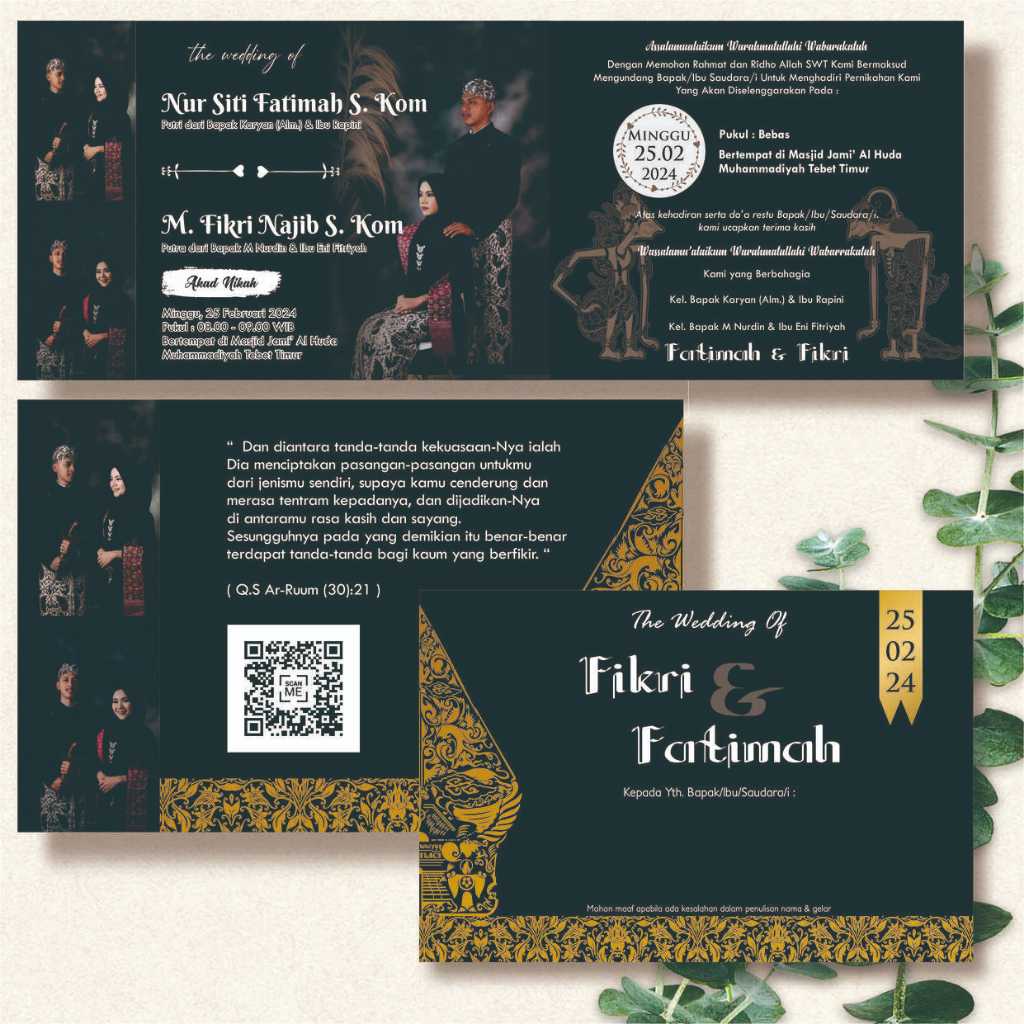 Jual UNDANGAN PERNIKAHAN GLOSSY FULL COLOUR | Shopee Indonesia