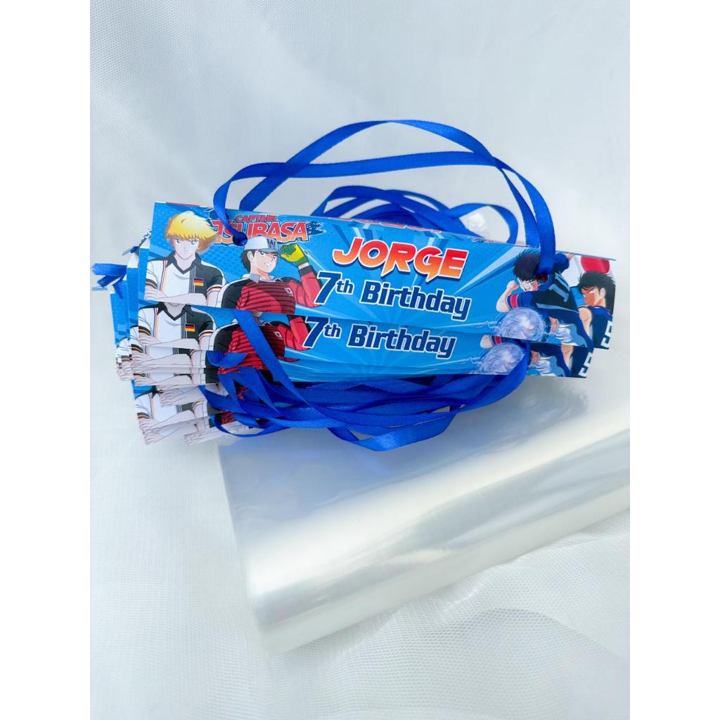Jual Captain Tsubasa - Label Kantong Snack Goodie Bag Birthday ...