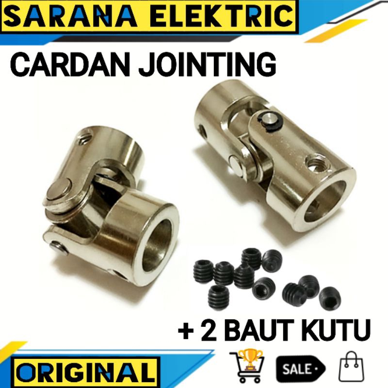Jual CARDAN JOINT COUPLING JOINTING METAL RC BOAT UNIVERSAL 3X3 3X4 4X4 ...