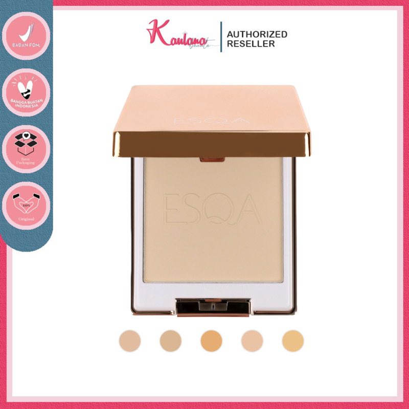Jual ESQA Flawless Powder Foundation 6.5Gr | Shopee Indonesia