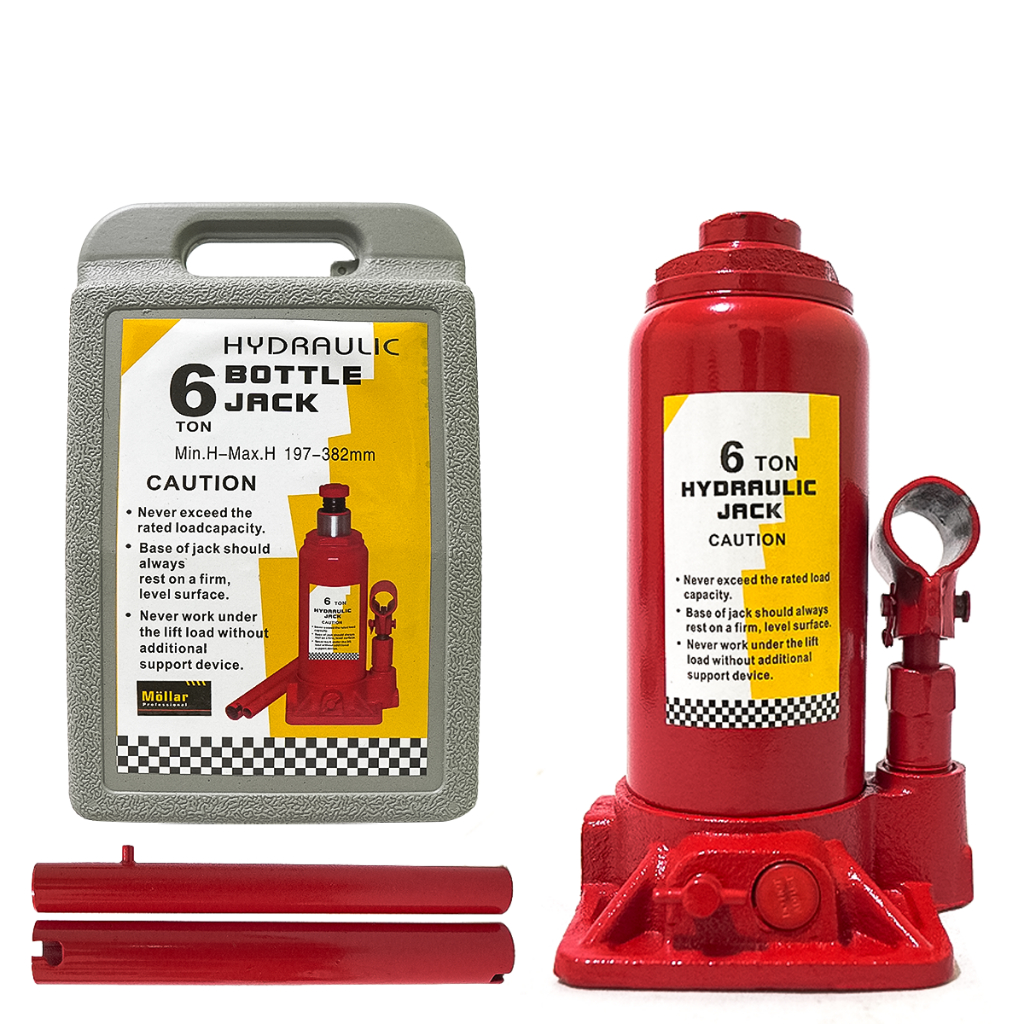 Jual MOLLAR Dongkrak Botol 6 Ton Hydraulic Bottle Jack Original ...
