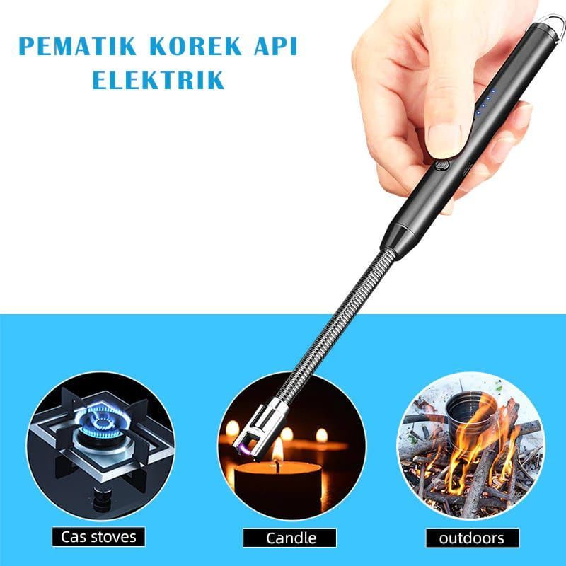 Jual Pemantik Api USB | Pematik Korek Torch Api Elektrik 360 Windproof ...