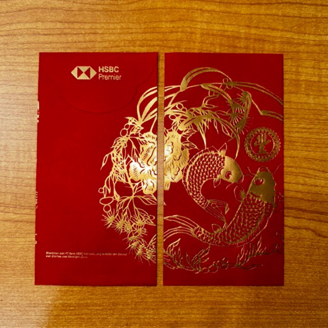 Jual ANGPAO HSBC PREMIERE | Chinese new year | Custom angpao | cny ...