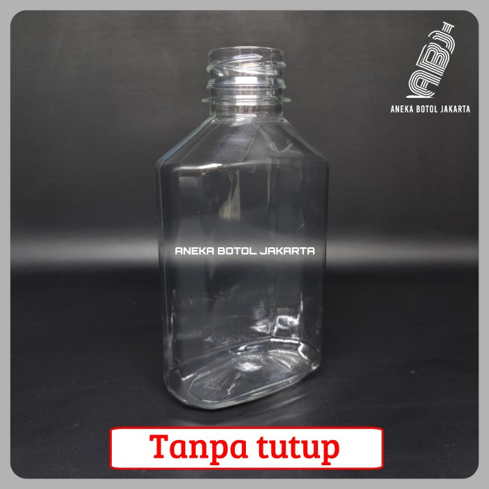 Jual Botol gepeng 250 ml / Botol ciu 250 ml / Botol plastik 250ml ...