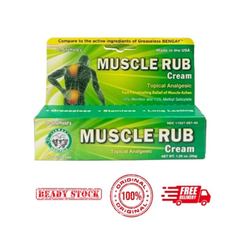 Jual Dr Sheffield Muscle Rub Cream Topical Analgesic | Shopee Indonesia