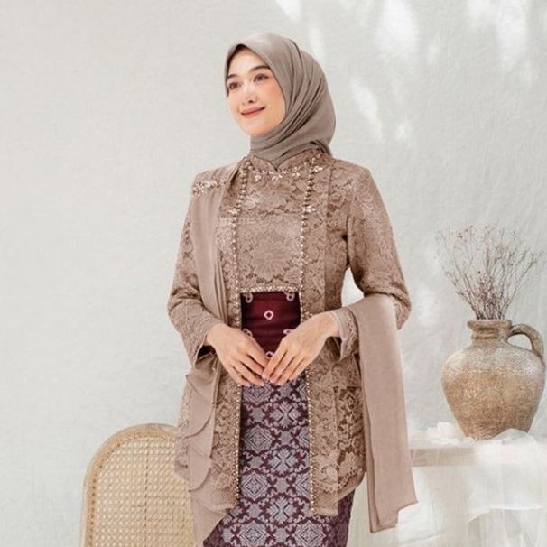 Jual Kebaya Kutu Baru Modern Kebaya Wisuda Lamaran Set Kutubaru Full Payet Tunangan Kondangan ...