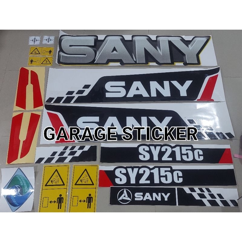 Jual STICKER EXCAVATOR SANY SY 215C | Shopee Indonesia