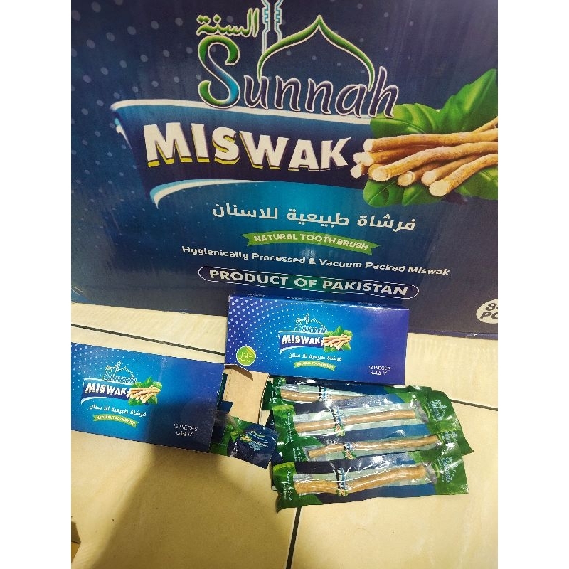 Jual Siwak//Miswak Sunnah//Al Fazal Fresh 12 pcs | Shopee Indonesia
